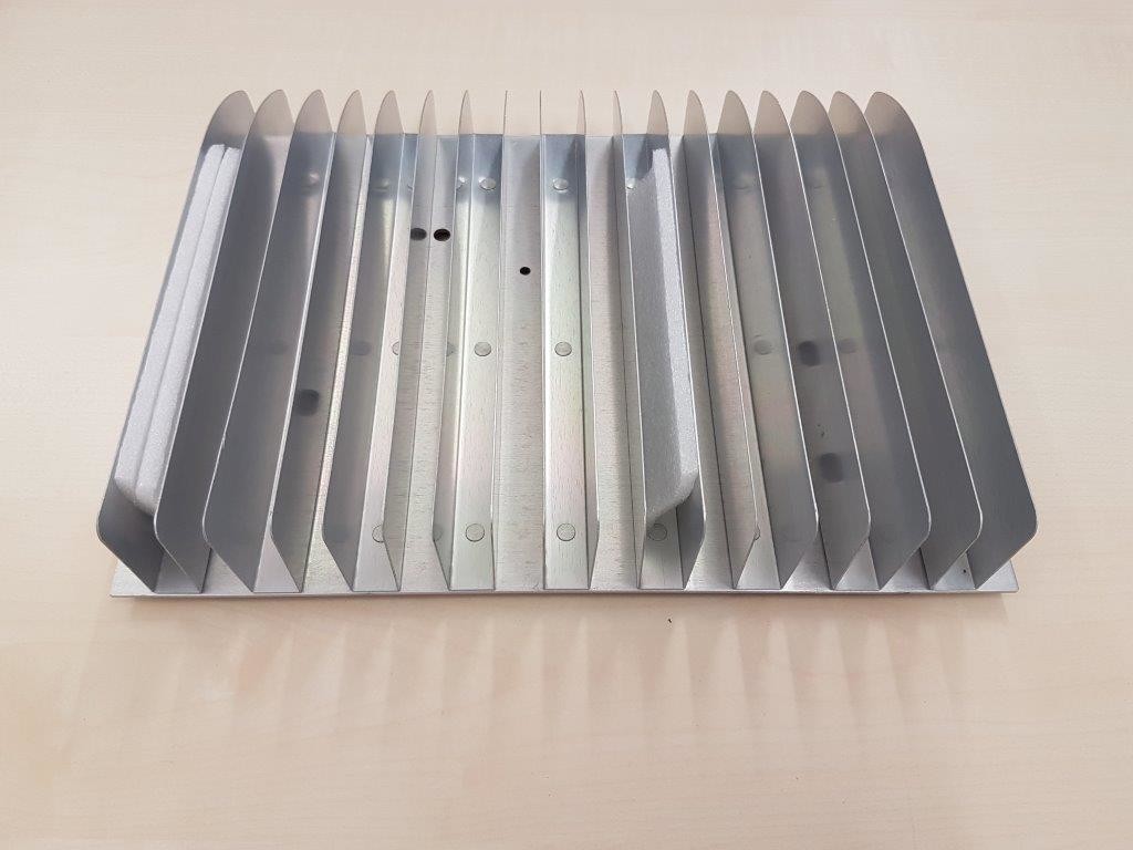 6063 T5 Raw Matrial Forge Aluminium Heat Sink Profiles with Casting Processing